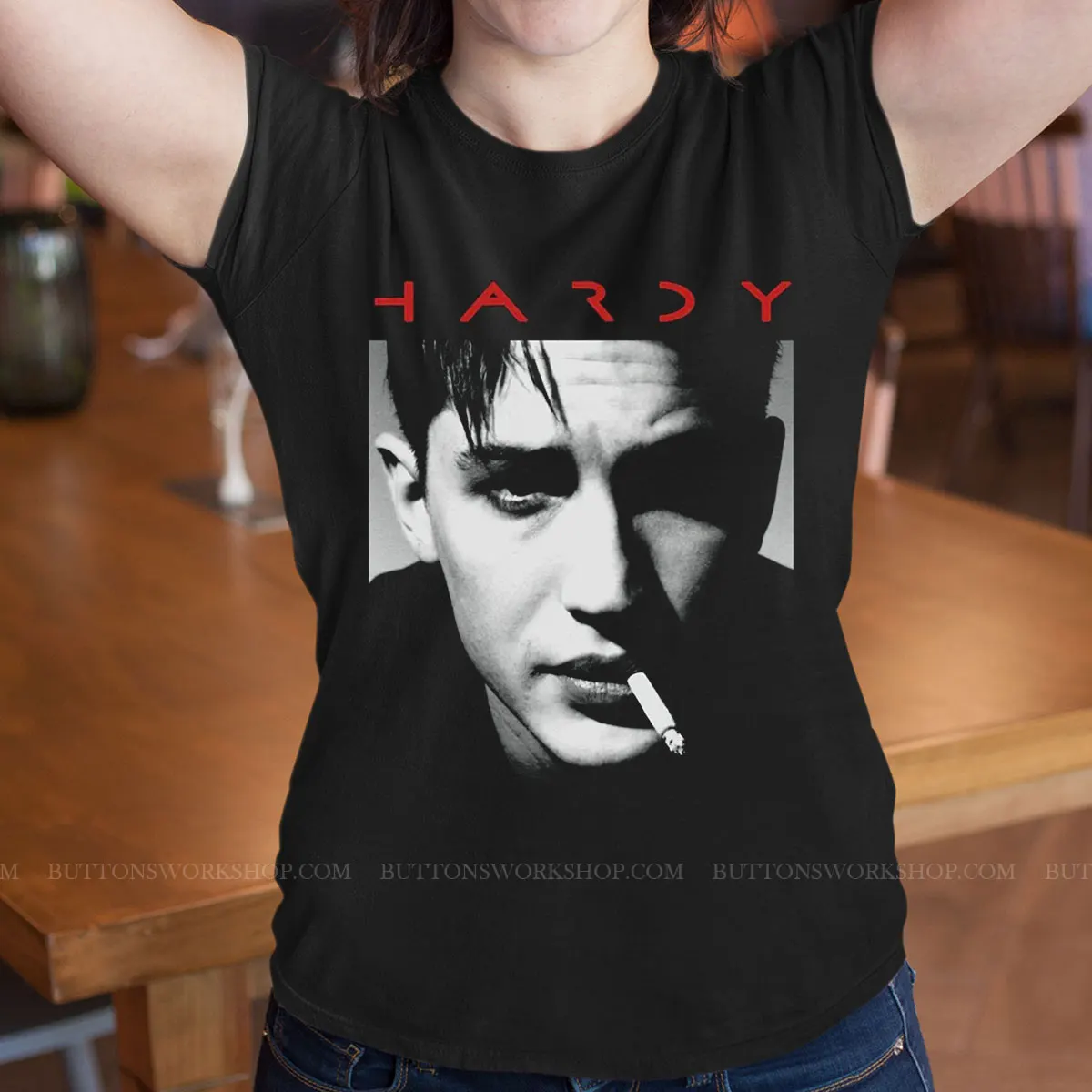 Tom Hardy T Shirt Uni Tshirt Buttonsworkshop